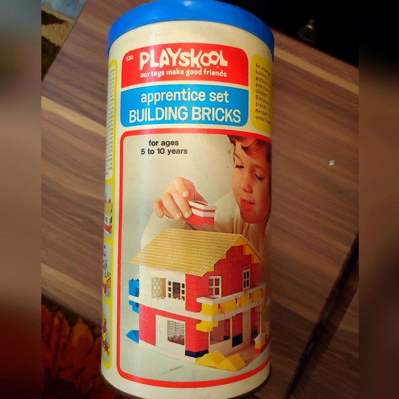 Playskool | Toys | Vintage Play School Building Bricks | Poshmark